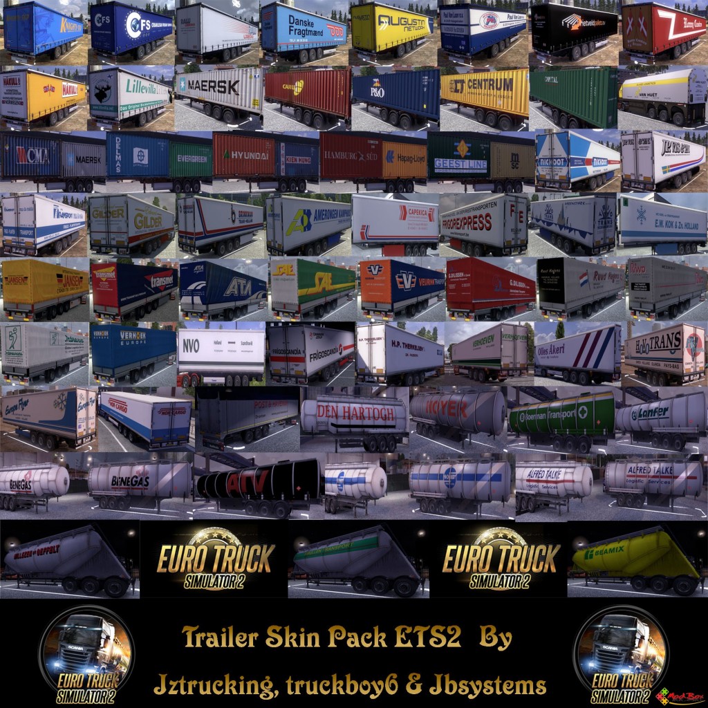 Skin pack for Trailers - Farming simulator 2017 / 17 mods | ATS mods