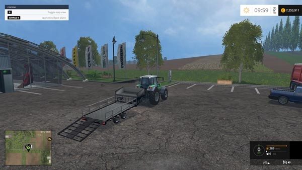 SMALL UTILITY TRAILER - Farming simulator 2017 / 17 mods | ATS mods
