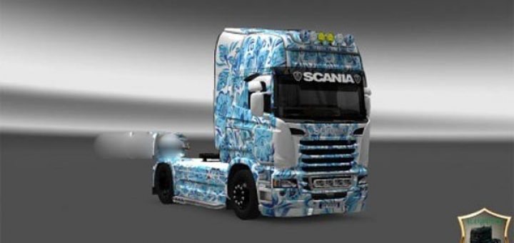 Scania skin Devil - Farming simulator 2017 / 17 mods | ATS mods