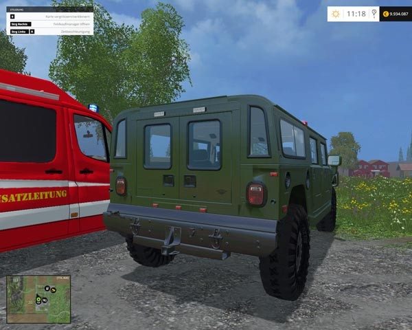 The Hummer H1 with blue red light v 1.0 Ohne Blitzlicht [SP] - Farming ...