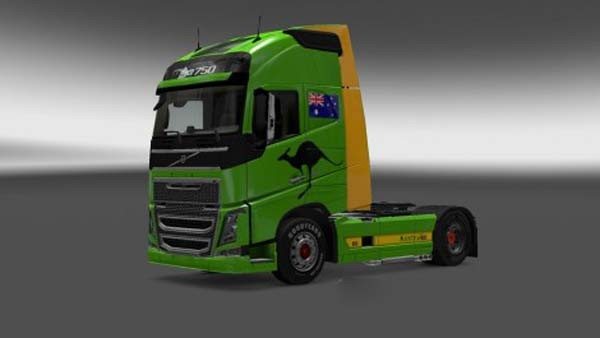 Volvo FH 2012 Australian Skin - Farming simulator 2017 / 17 mods | ATS mods