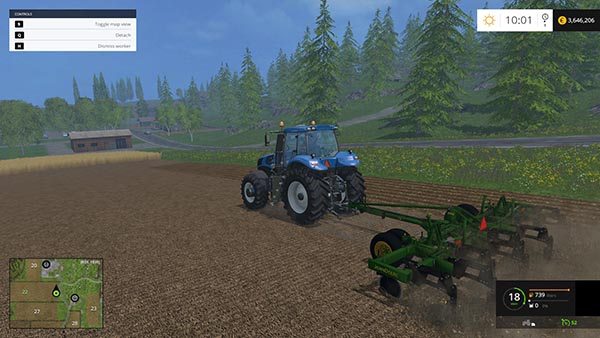 John Deere 2100 Ripper v 1.0 - Farming simulator 2017 / 17 mods | ATS mods