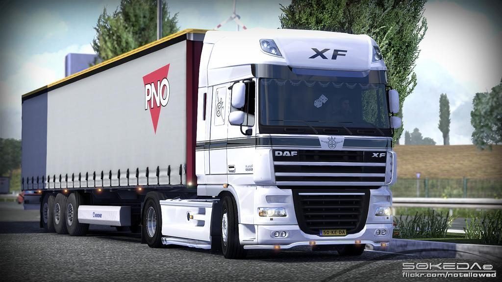 DAF XF BY 50K V3.7 Truck - Farming simulator 2017 / 17 mods | ATS mods